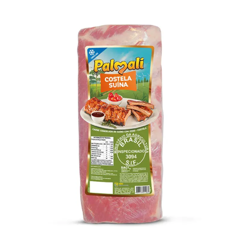 Costelinha Suina Grill Serrada Palmali 18Kg - Qualidade e Sabor